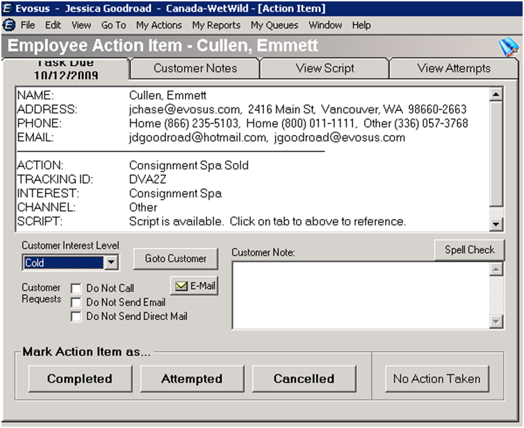 Create Inventory Consignment Notification System